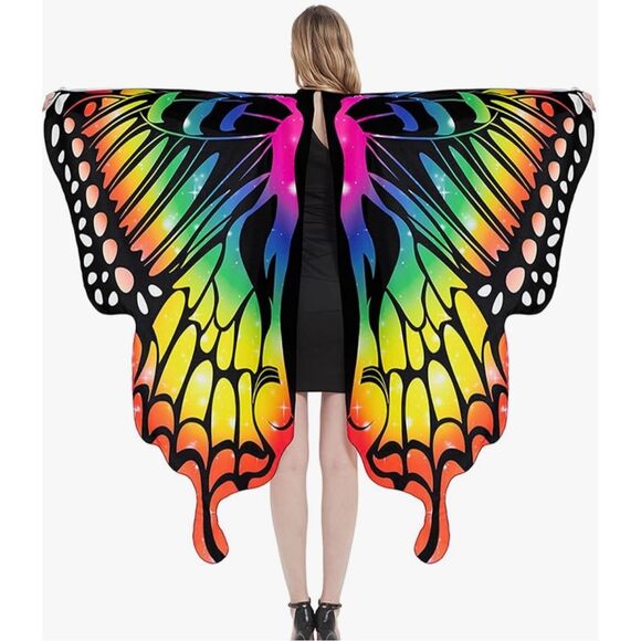 No Brand | Other | Halloween Butterfly Wing Cape Costume Fairy Wings ...